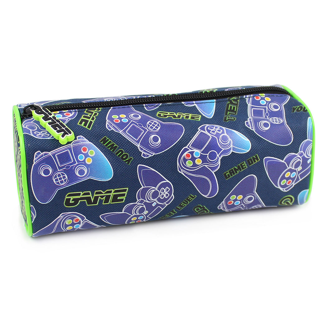 Game Over Pencil Case - Green & Blue – Fashion Stationery