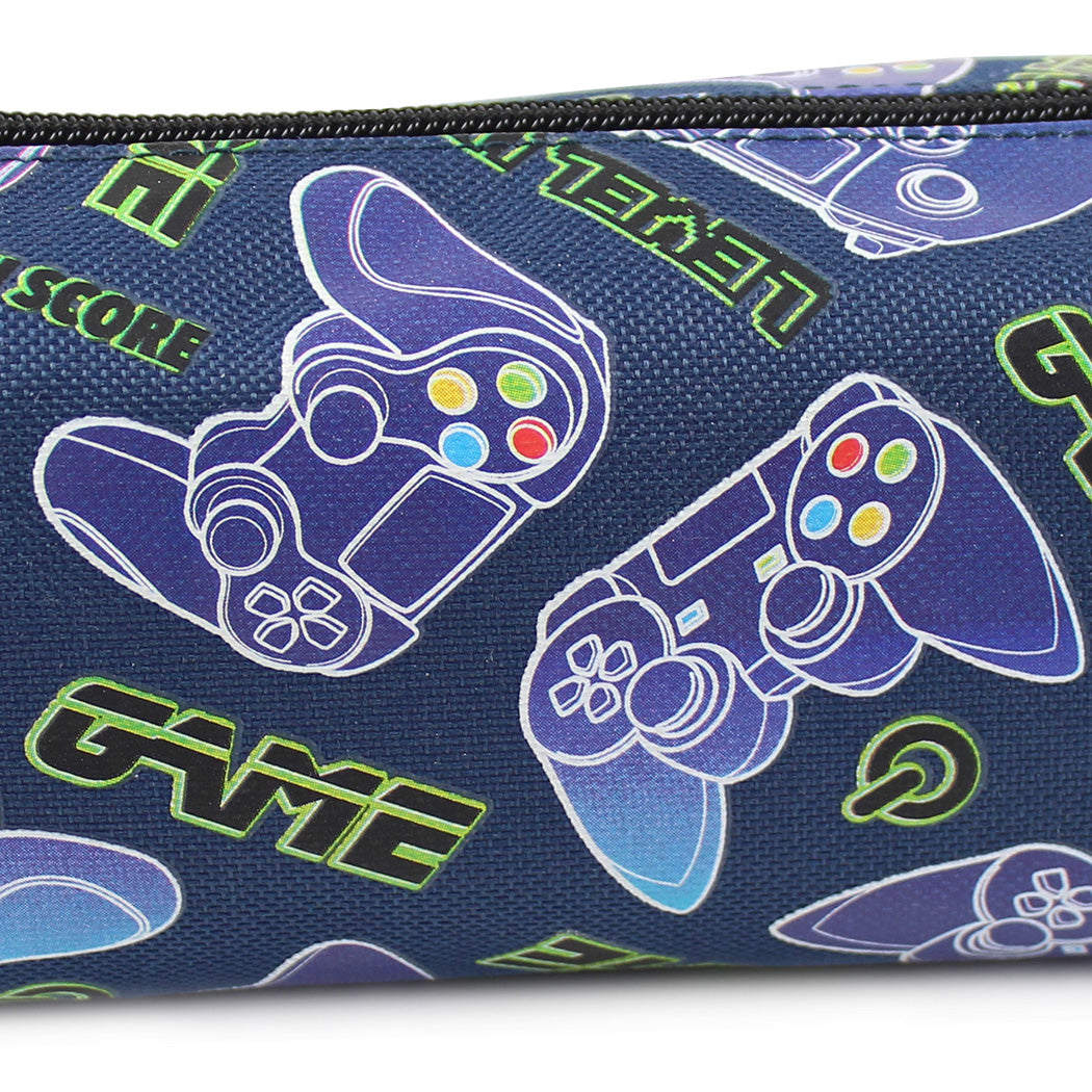 Game Over Pencil Case - Green & Blue – Fashion Stationery