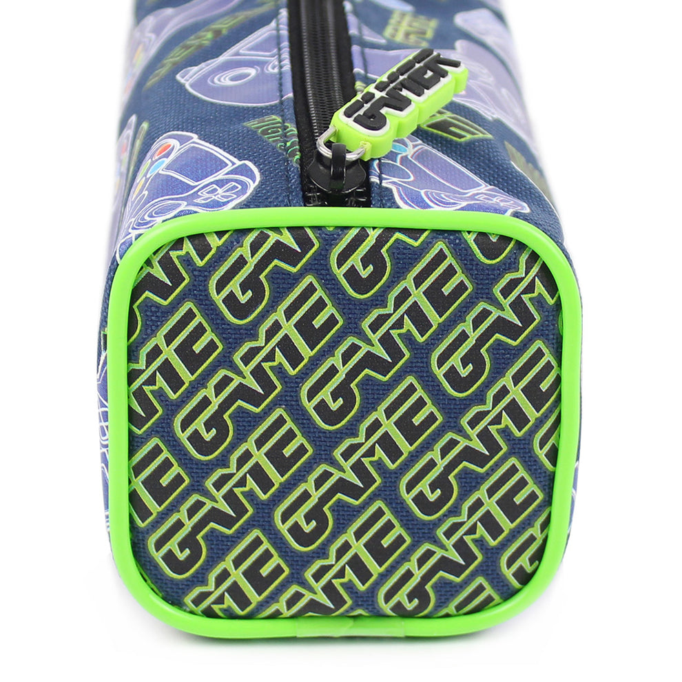 Game Over Pencil Case - Green & Blue – Fashion Stationery